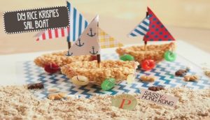 Kids craft inspiration: DIY Rice Krispies Sail Boat by SweetP - Sassy Mama